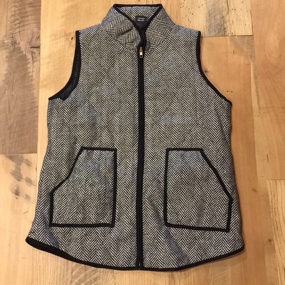 Katydid | Jackets & Coats | Nwt Katydid Herringbone Vest Jacket Xsxlg ...